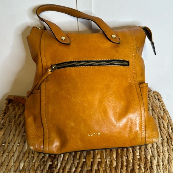 Lodis | Bags | Lodis 965 Catalina Tan Leather Backpack Natural Leather ...
